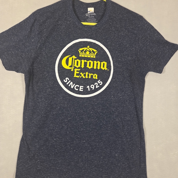 Corona | Shirts | Corona Extra Mens Blue Shortsleeve Tshirt N326 | Poshmark